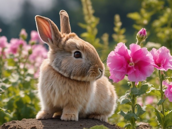 Can Rabbits Eat Hollyhock Flowers Safety, Diet & Quantity Insights