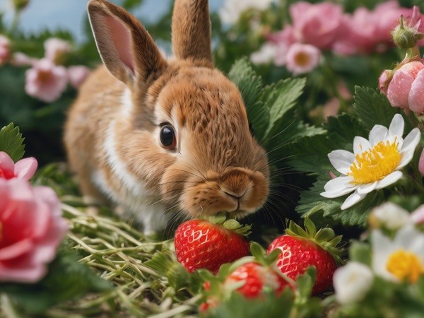 Can Rabbits Eat Strawberry Flowers? Safety, Diet & Quantity Recommendations